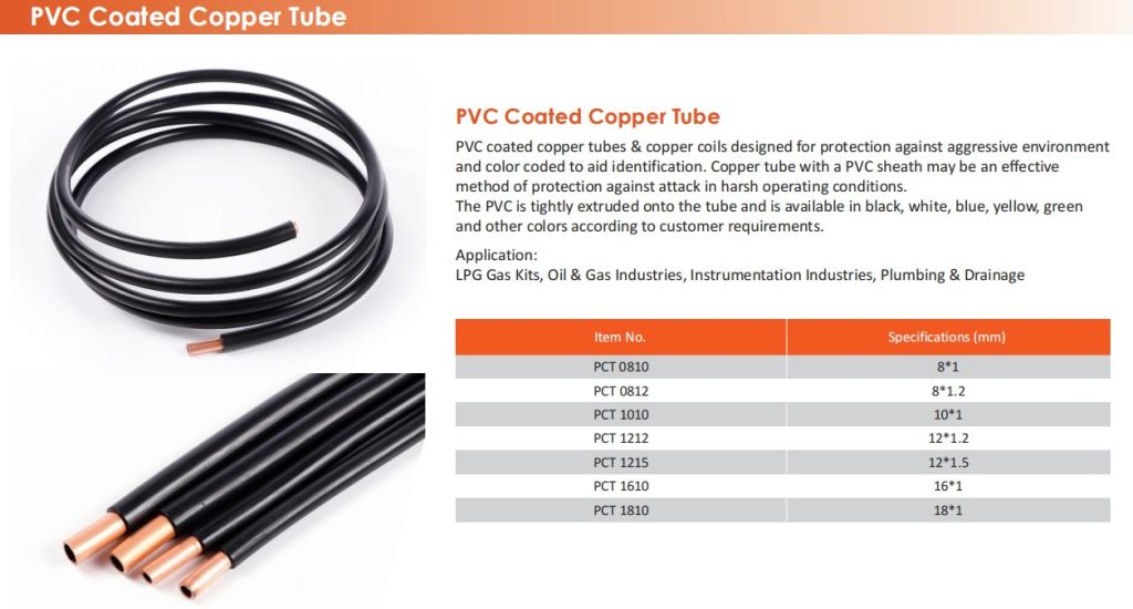 PVC Coated Copper Tube Supplier - Nexnice
